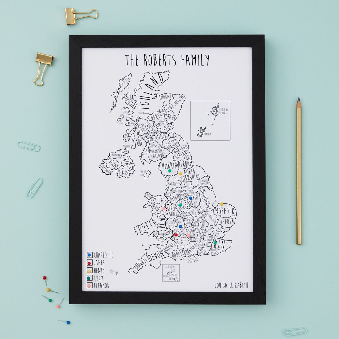 Louisa Elizabeth | Custom Travel Maps, Wall Art & Unique Travel Gifts